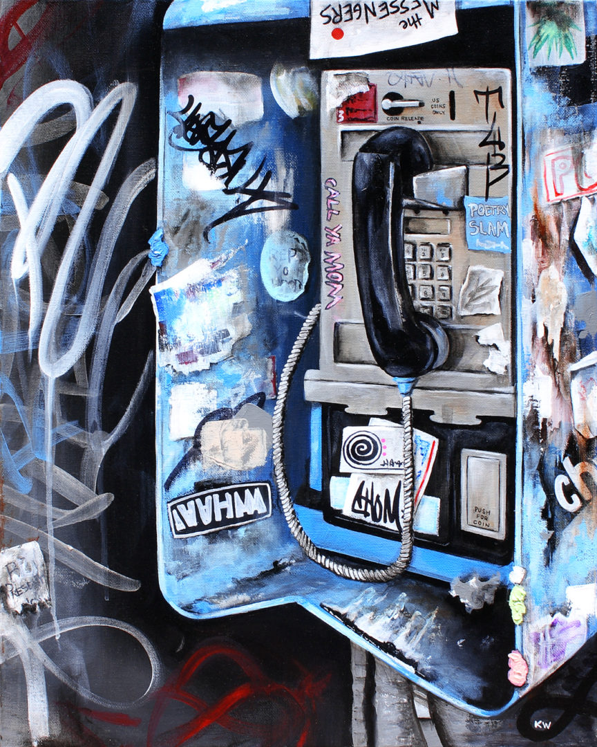 THE MESSENGER - acrylic, in Recent Artwork